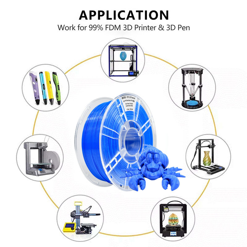 3d Printing Filament 1.75mm PETG Dark Blue 1.75mm Toughness Enhanced 3D ...